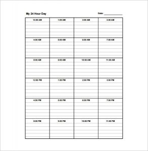 7+ Daily Schedule Template and the Greater Importance | Template ...