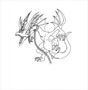 12+ Dragon Drawings Template Appeal and Interest | Template Business PSD, Excel, Word, PDF