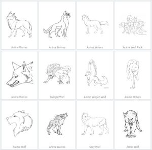 10+ Anime Coloring Pages Template Collection for All | Template ...