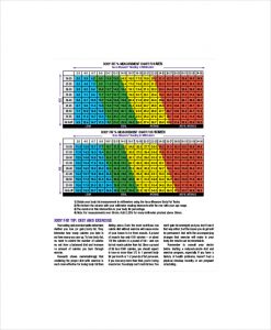 5+ Downloadable and Editable Body Fat Percentage Chart Template ...