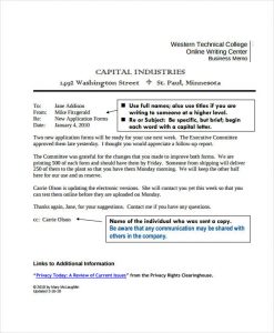 9+ Business Memo Format Template Importance | Template Business PSD ...