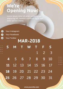 10+ Weekly Calendar Templates in PSD Photoshop | Template Business PSD ...