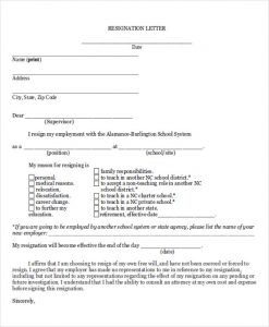 20+ Sample Resignation Letter Template Important Elements and Tips ...