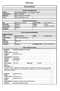 20+ Resume Format Template Guide and Styles | Template Business PSD ...