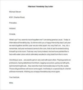 20+ Friendly Letter Format Template for Beginners | Template Business ...