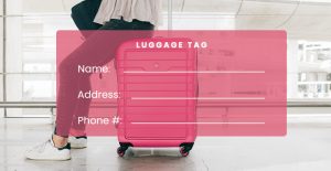 10+ Luggage Tag PSD Template Free | Template Business PSD, Excel, Word, PDF