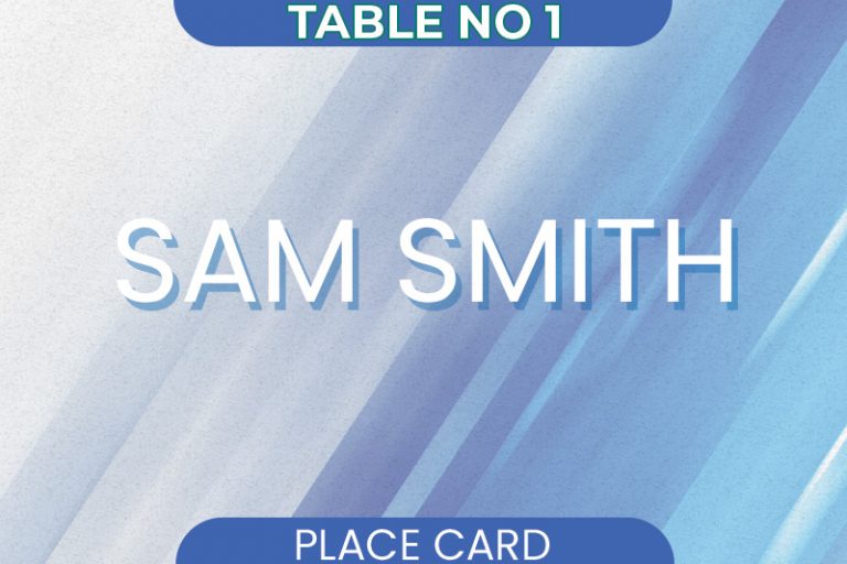 10+ Place Card Template Example PSD Design | Template Business PSD, Excel, Word, PDF