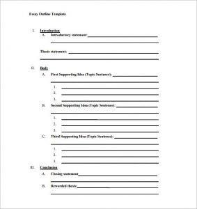 20+ Outline Templates Different Forms and Functions | Template Business ...