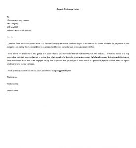 20+ Reference Letter Template Main Contents | Template Business PSD ...