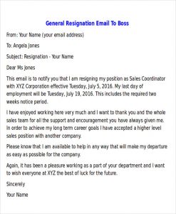 20+ Sample Resignation Letter Template Important Elements and Tips ...