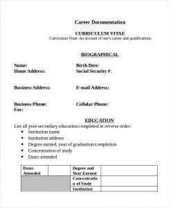 19+ CV Format Template and How to Compose the Right Structure ...