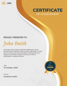 10+ Award Certificate Template in PSD Photoshop | Template Business PSD ...
