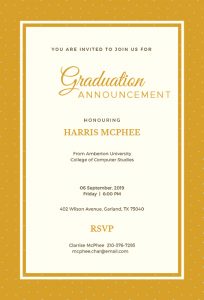 10+ Graduation Announcement PSD Flyer Template | Template Business PSD ...