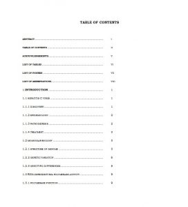 6+ Table of Contents Template for Your Essay Format | Template Business ...