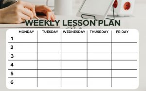 10+ Weekly Lesson Plan Free PSD Template | Template Business PSD, Excel ...