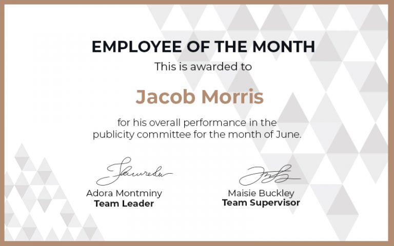 10+ Employee of the Month Free Template in PSD | Template Business PSD ...