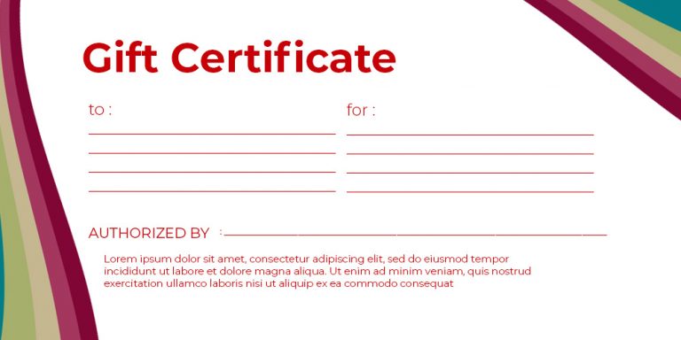 10+ Gift Certificate Template Sample Free Download PSD | Template ...