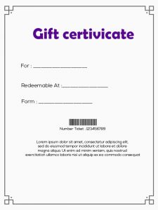 10+ Gift Certificate example psd design | Template Business PSD, Excel ...