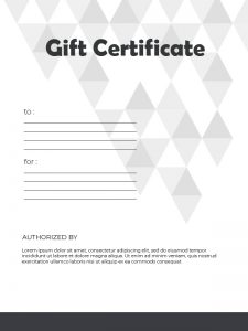 10+ Gift Certificate example psd design | Template Business PSD, Excel ...