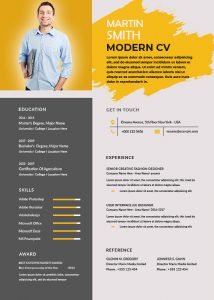 10+ Modern CV free psd template | Template Business PSD, Excel, Word, PDF