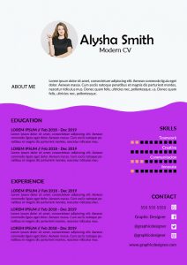 10+ Modern CV free psd template | Template Business PSD, Excel, Word, PDF