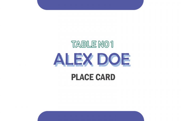 10+ Place Card example psd design | Template Business PSD, Excel, Word, PDF