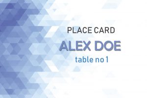 10+ Place Card example psd design | Template Business PSD, Excel, Word, PDF