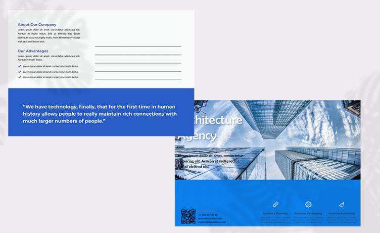 10+ Postcard free template in PSD | Template Business PSD, Excel, Word, PDF