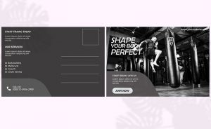 10+ Postcard free template in PSD | Template Business PSD, Excel, Word, PDF