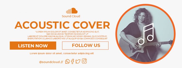 10+ SoundCloud Banner Customizable PSD Design Template | Template ...