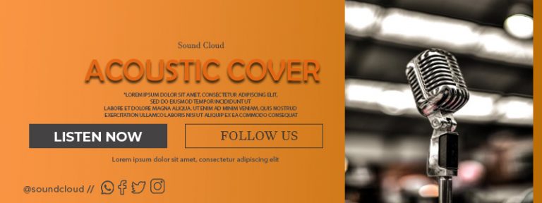 10+ SoundCloud Banner psd template free | Template Business PSD, Excel ...