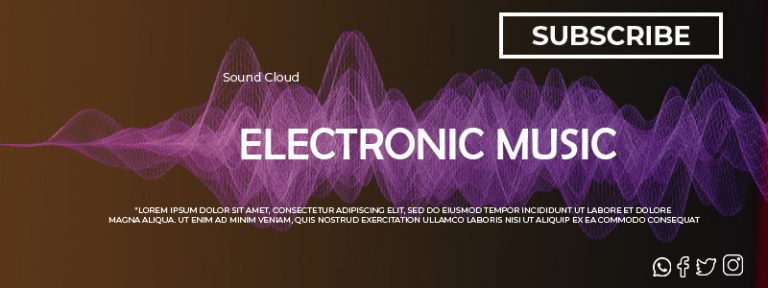 10+ SoundCloud Banner psd template free | Template Business PSD, Excel ...