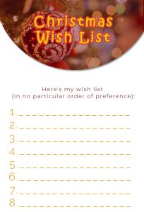 10+ Christmas Wish List example psd design | Template Business PSD ...