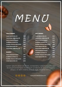 10+ Coffee Shop Menu example psd design | Template Business PSD, Excel ...