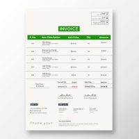 10+ Printable Commercial Invoice Template example psd design | Template ...
