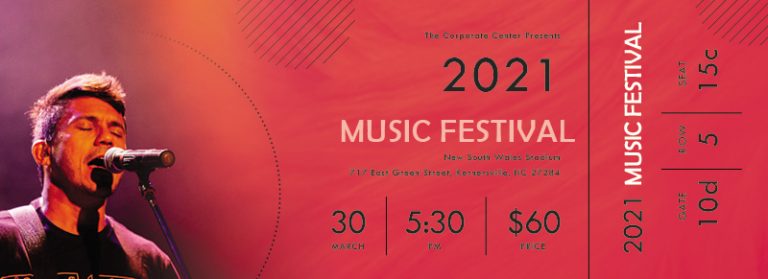 10+ Concert Ticket example psd design | Template Business PSD, Excel ...