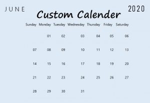 10+ custom calendar template | Template Business PSD, Excel, Word, PDF