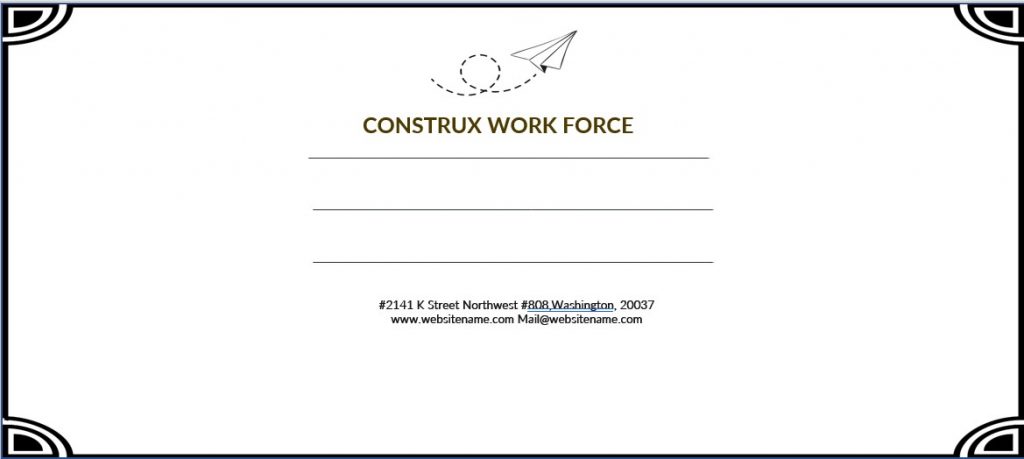 10+ Envelope Template Word Sample | Template Business PSD, Excel, Word, PDF