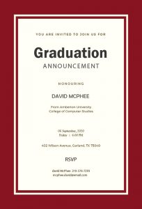 10+ Graduation Announcement template free psd | Template Business PSD ...