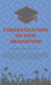 10+ Graduation Card Template Example PSD Design | Template Business PSD ...