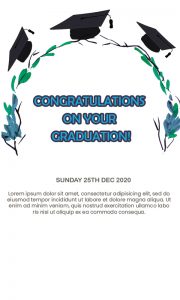 10+ Graduation Card template free psd | Template Business PSD, Excel ...