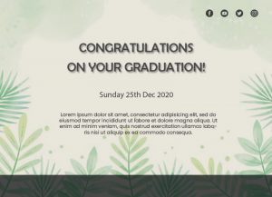 10+ Graduation Card template free psd | Template Business PSD, Excel ...