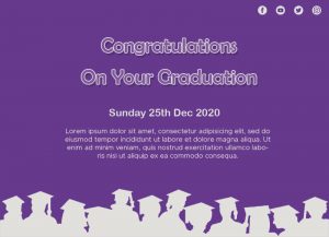 10+ Graduation Card template free psd | Template Business PSD, Excel ...