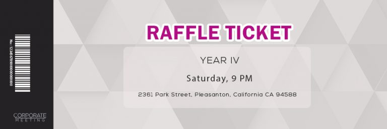 10+ Raffle Tickets free psd template | Template Business PSD, Excel ...