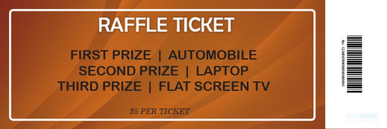 10+ Raffle Tickets free psd template | Template Business PSD, Excel ...