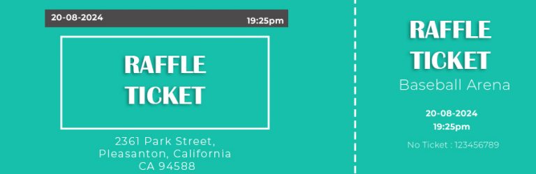 10+ Raffle Tickets free psd template | Template Business PSD, Excel ...