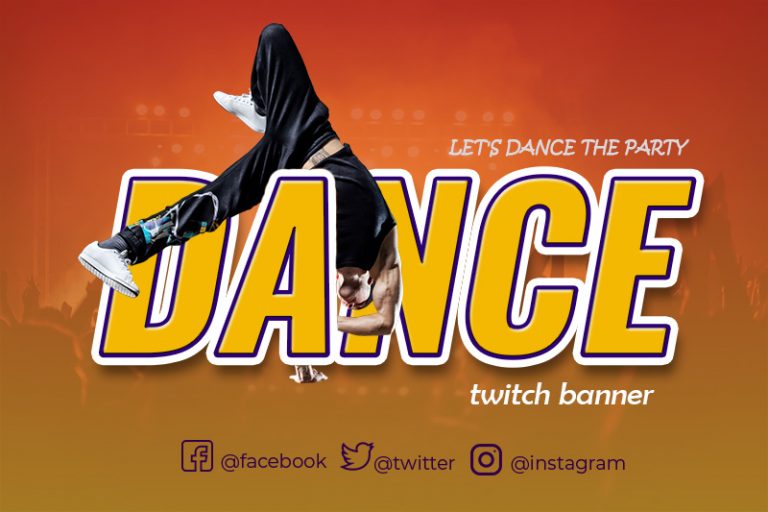 10+ Twitch Banner free template in PSD | Template Business PSD, Excel ...