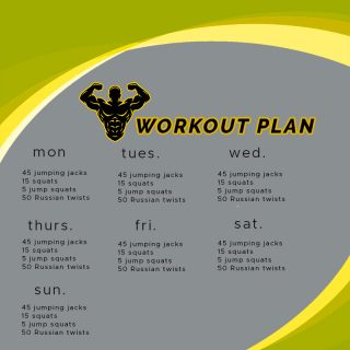 10+ Workout Plan Customizable PSD Template | Template Business PSD ...