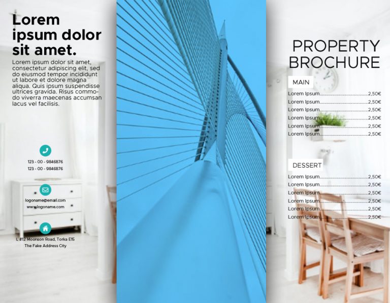 10+ 3 fold brochure free psd template | Template Business PSD, Excel ...