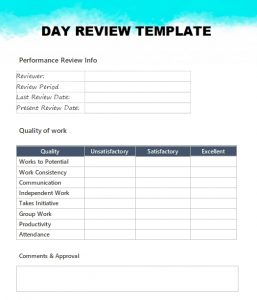 10+ 90-Day Review Template | Template Business PSD, Excel, Word, PDF